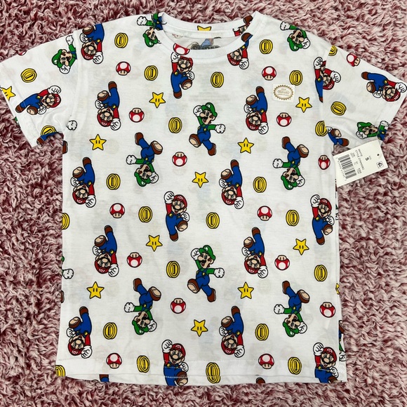 super Mario Nintendo | Shirts & Tops | Tshirt For Boy Super Mario ...
